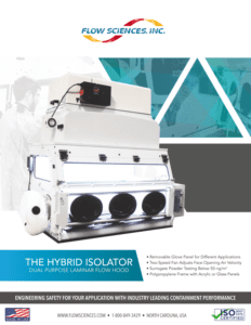 FLOW SCIENCES VIRTUAL SHOWROOM: BULK POWDER HYBRID ISOLATOR - Flow Sciences, Inc.