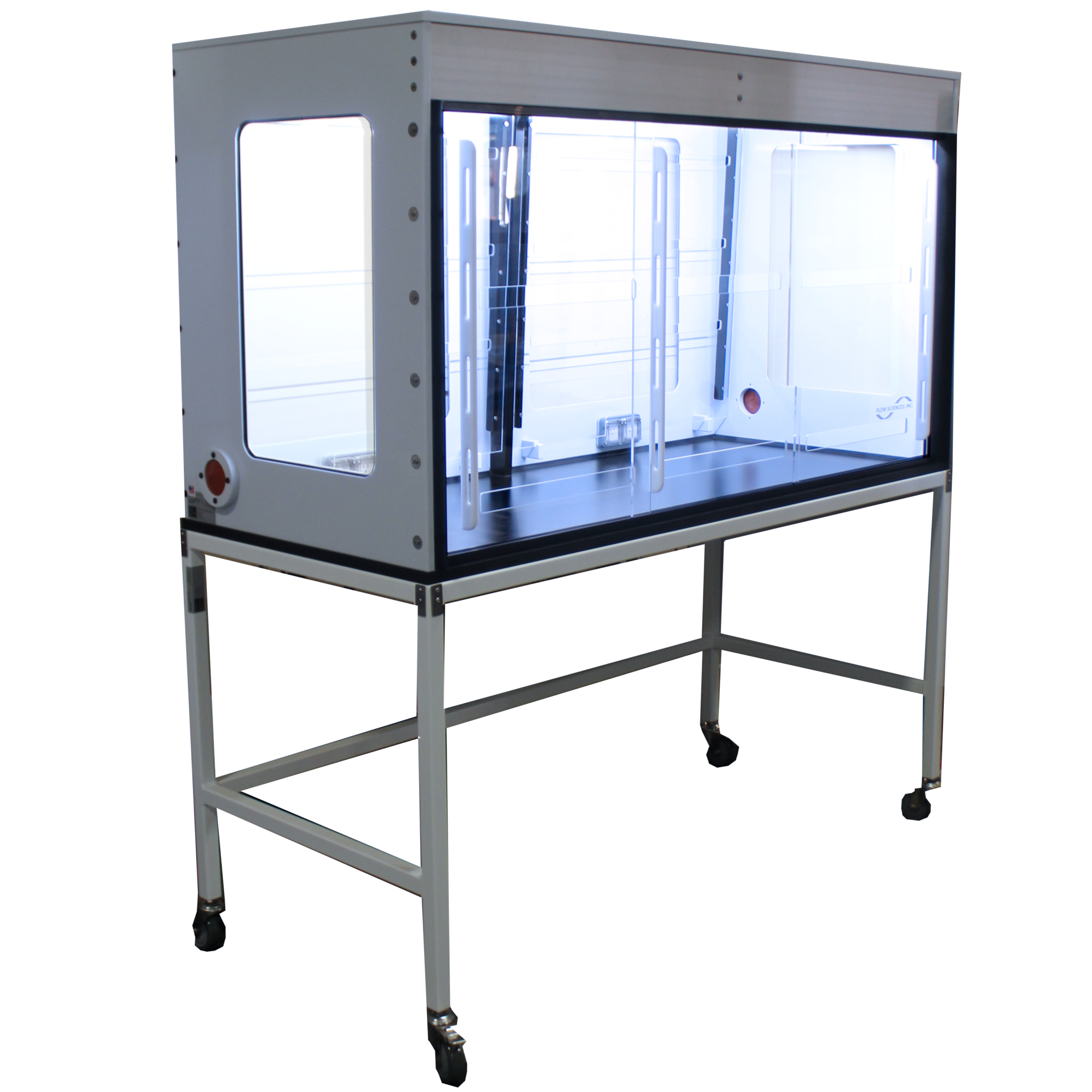 HPAPI Compacting and Coating Enclosure with Rolling Cart - Flow ...