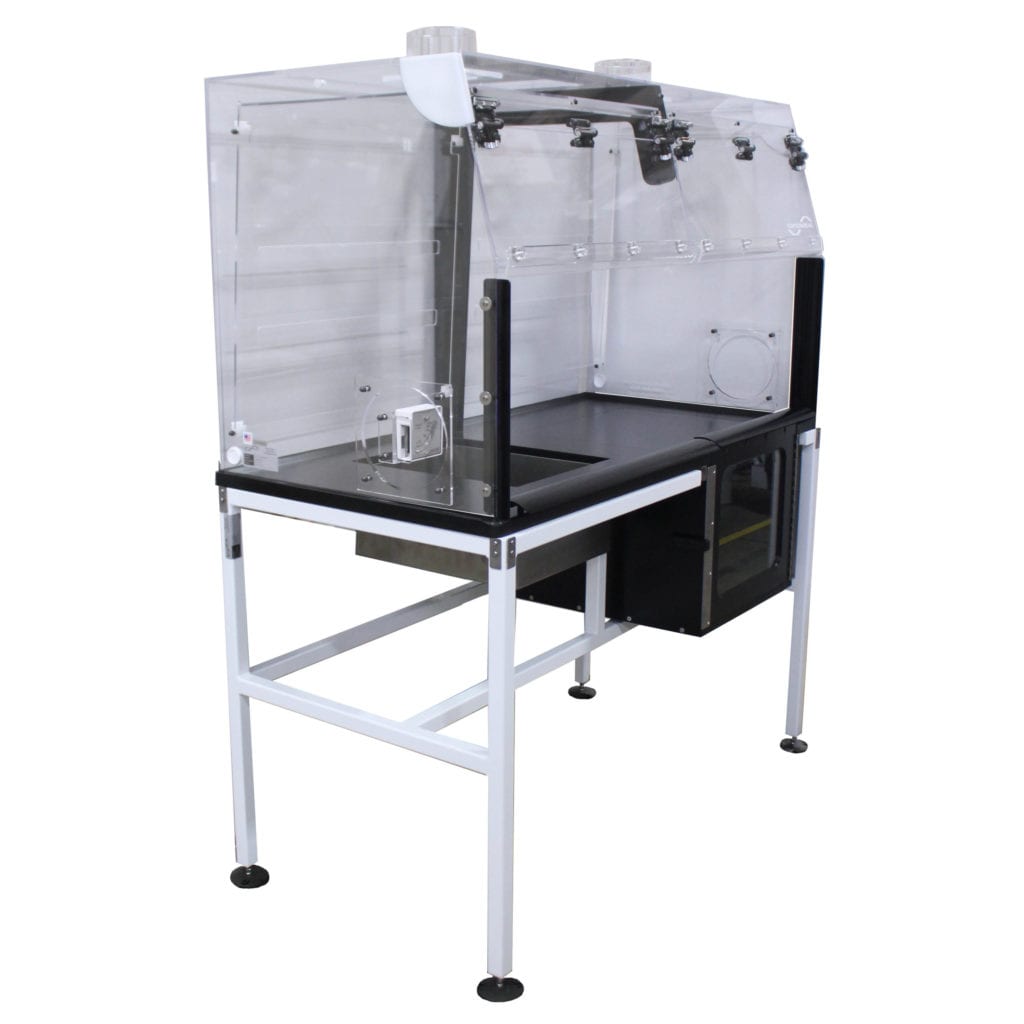 IND570/A6 Bench Scale Weighing Enclosure with Table - Flow Sciences, Inc.