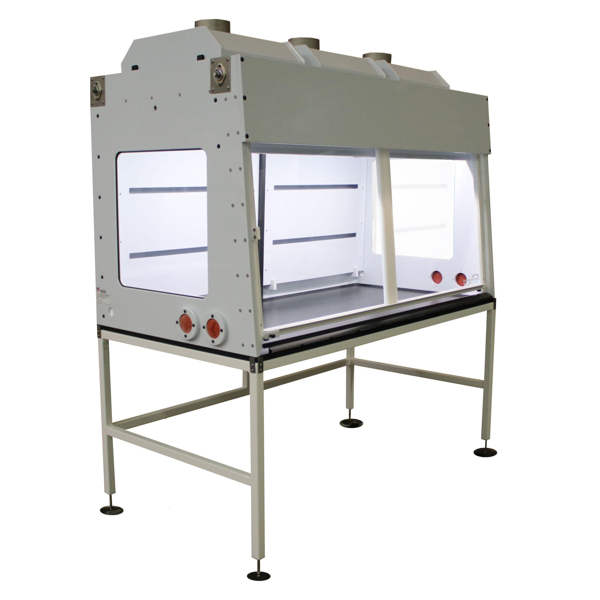 Solvent & Powder Sliding Sash Enclosure - Flow Sciences, Inc.