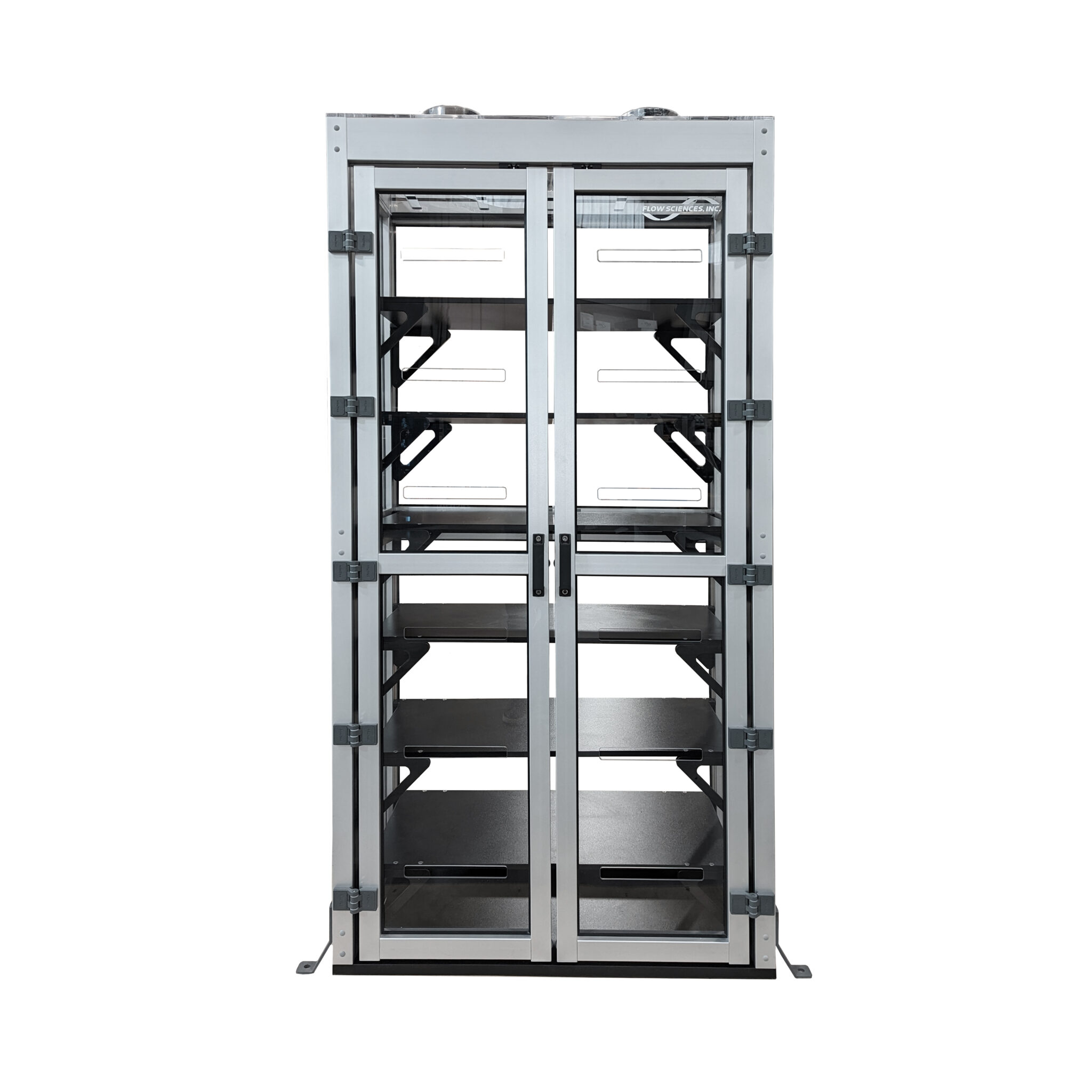 Custom Aluminum Extrusion Shelving Enclosure - Flow Sciences, Inc.