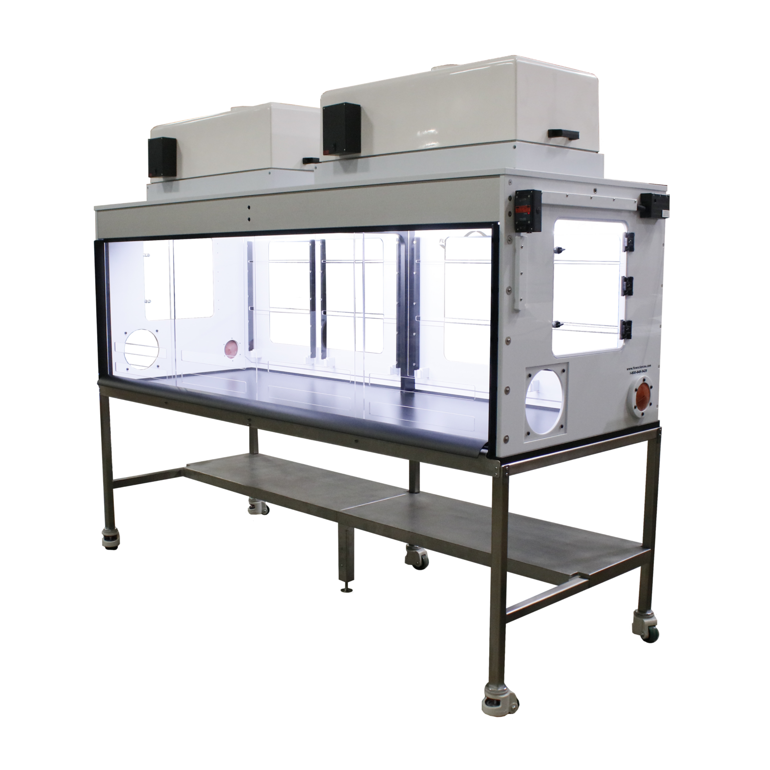 Pharma Extrusion Sliding Sash Enclosure - Flow Sciences, Inc.